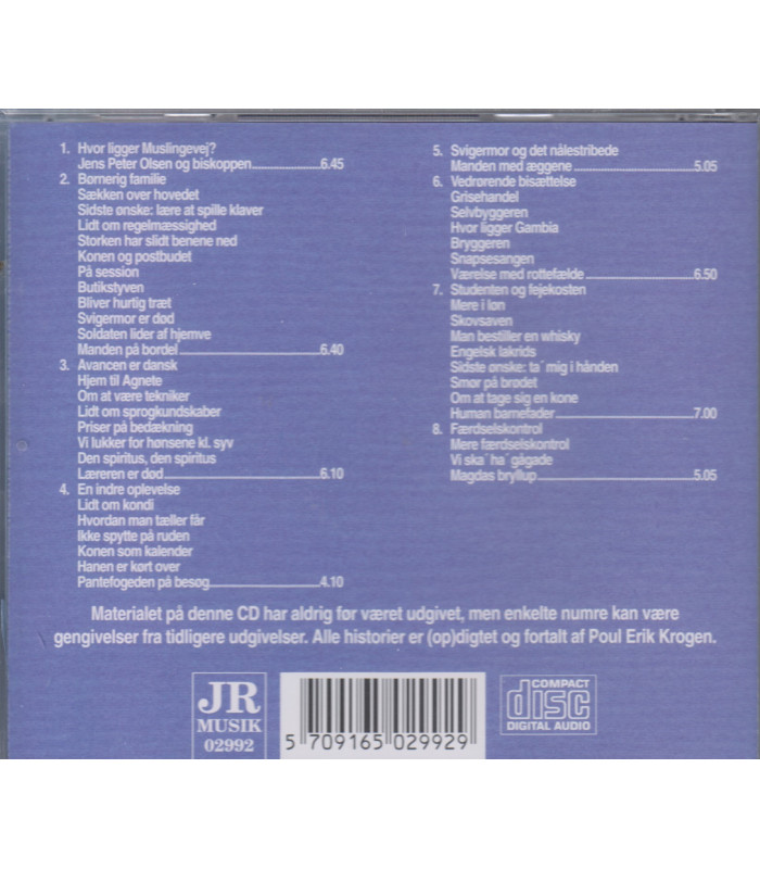 Poul Erik Krogen - Gemt men ikke glemt 1 - CD - BRUGT - Jack Music