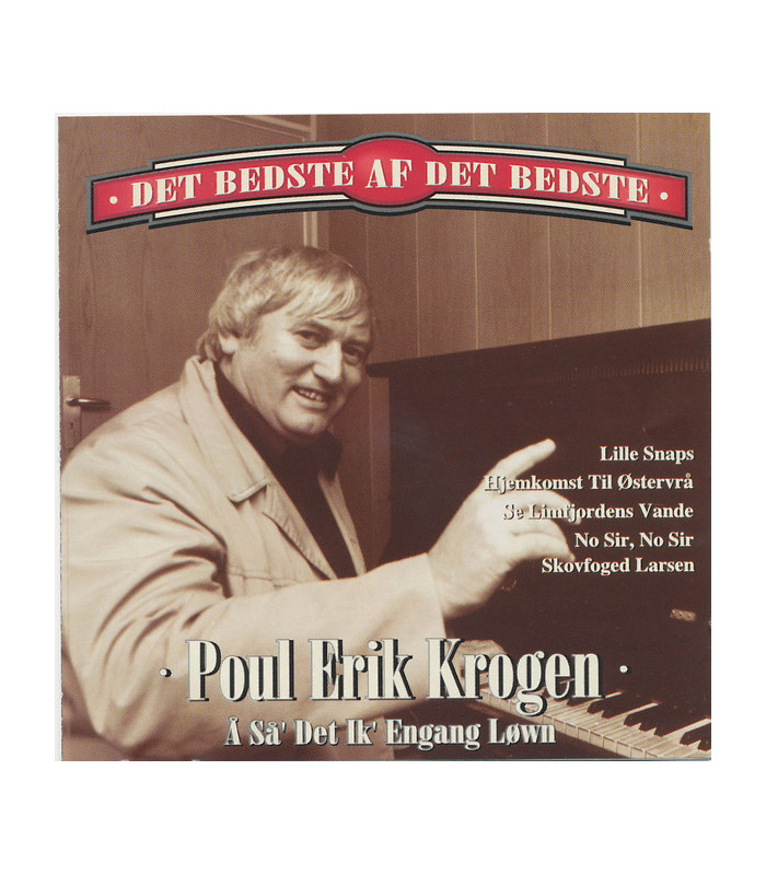 Poul Erik Krogen – Å Så' Det Ik' Engang Løwn - CD - BRUGT - Jack Music