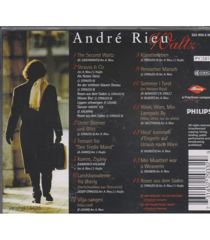 André Rieu - Waltz - CD - BRUGT - Jack Music