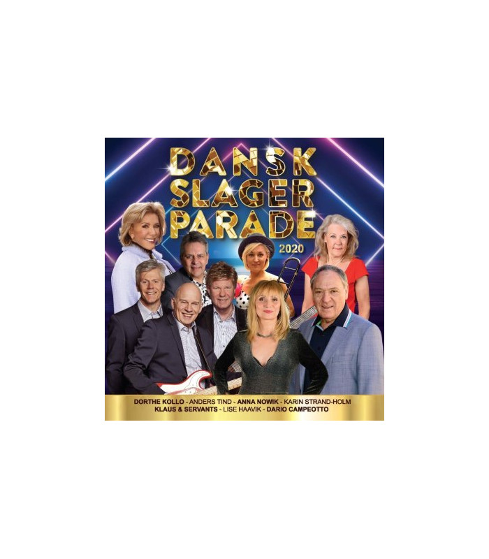 Dansk Slager Parade 2020 - CD - NY - Jack Music