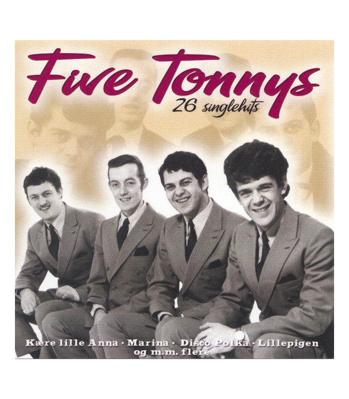 Five Tonnys: 26 Singlehits - CD - BRUGT - Jack Music