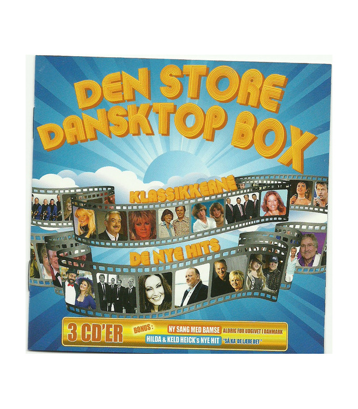 Den Store Dansktop Box - 3 CD - BRUGT - Jack Music