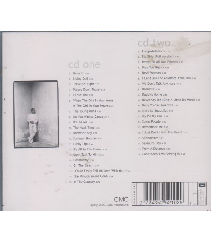 Cliff Richard - The Danish Collection - 2 CD - BRUGT - Jack Music