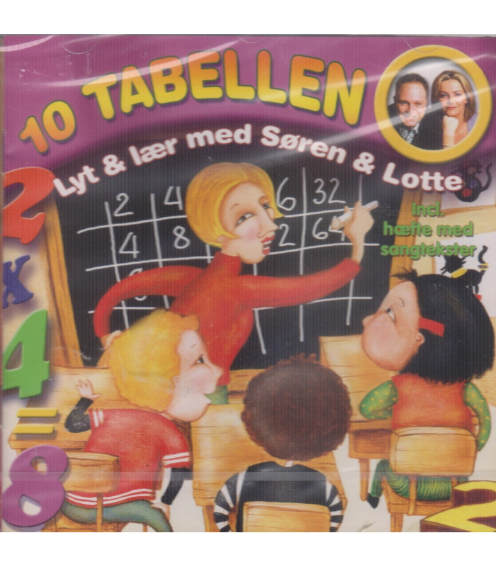 Søren & Lotte - 10 tabellen - CD - NY - Jack Music
