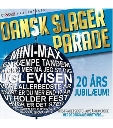 Dansk slager parade : 20 års jubilæum! - 2 CD - BRUGT - Jack Music