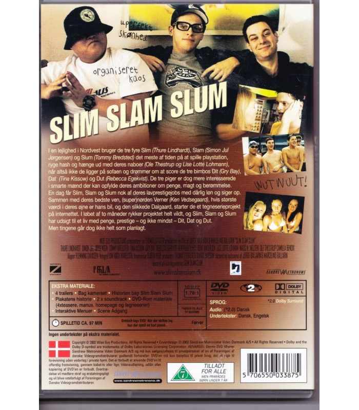 Slim Slam Slum - DVD - BRUGT - Jack Music