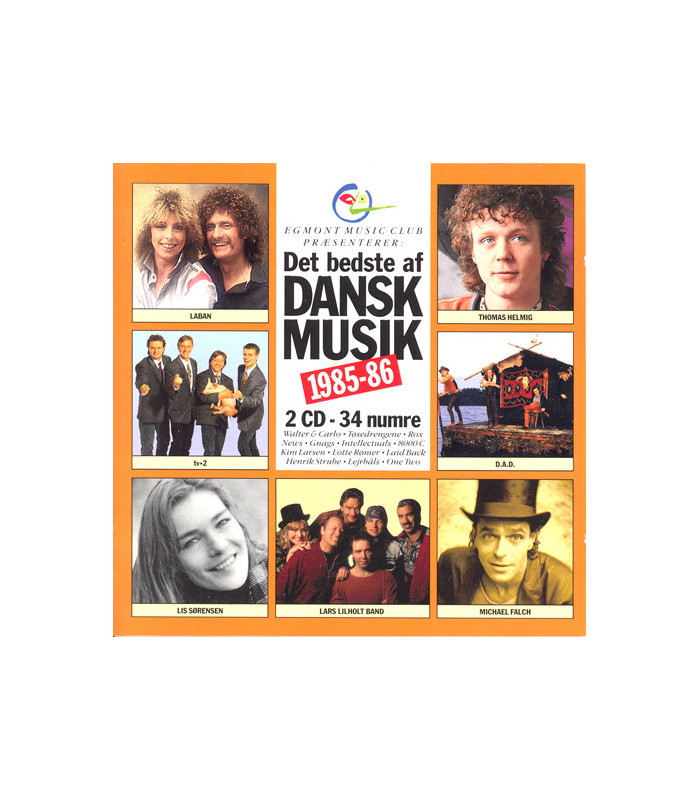 Det Bedste Af Dansk Musik 1985-86 - 2 CD - BRUGT - Jack Music