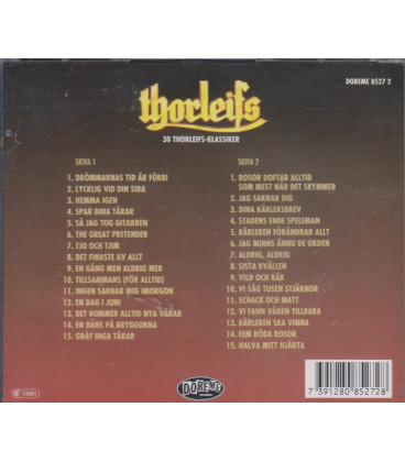 Thorleifs - 30 Thorleifs-Klassiker - 2 CD - BRUGT - Jack Music