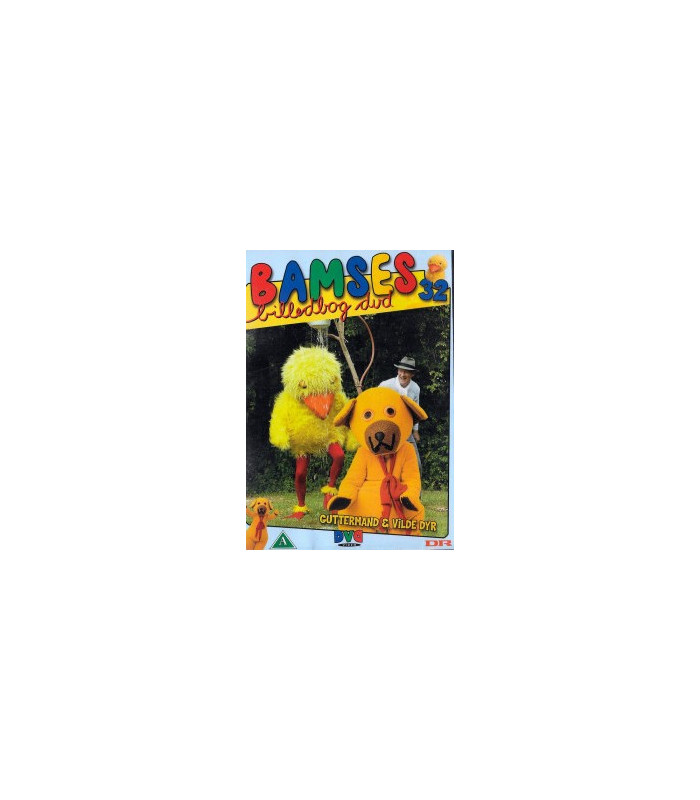 Bamses billedbog 32 - Guttermand & Vilde dyr - DVD - BRUGT - Jack Music