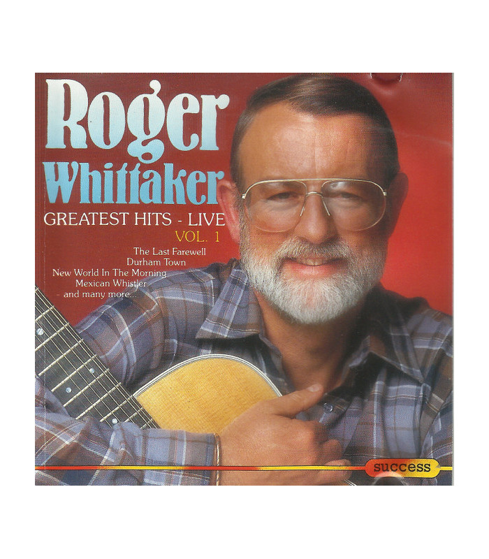 Roger Whittaker Greatest Hits Live Vol 1 CD BRUGT Jack Music Roger Whittaker Greatest Hits Live Vol 1 CD BRUGT Jack Music